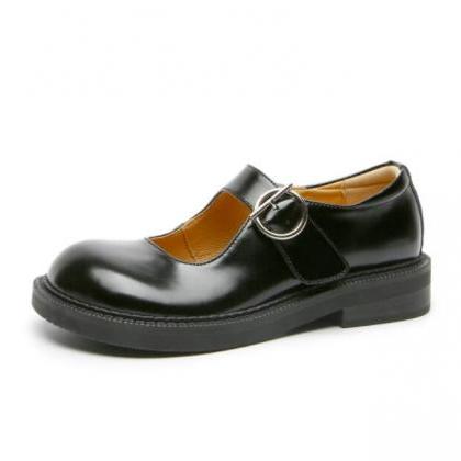 Ulass Black/white Lolita Heart Hollow Platform Shoes on Luulla